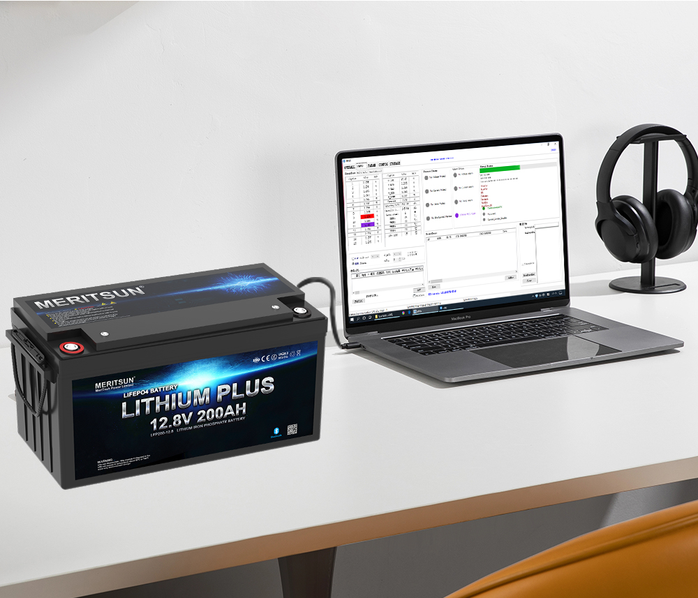 12V /24V Bluetooth Access LiFePO4 Battery - MeritSun Battery
